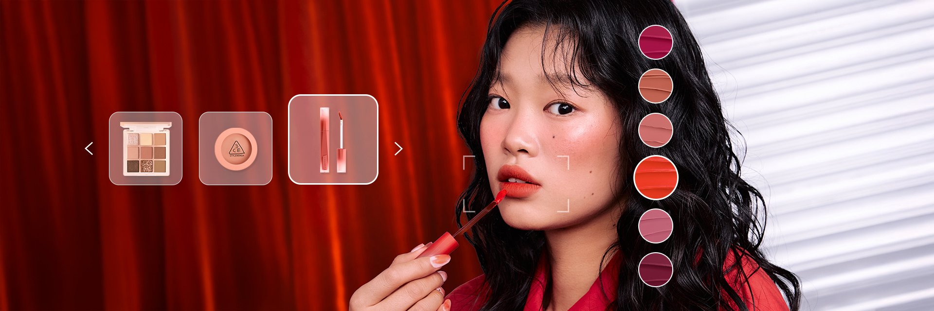 Virtual Try On 3CE Virtual Try On makeup products in real time